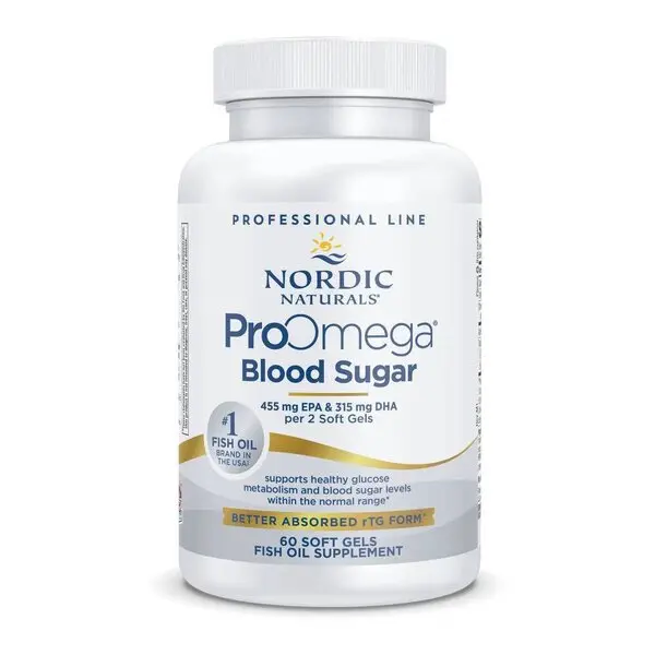 NORDIC NATURALS Proomega Blood Sugar 60 Softgels - One-color