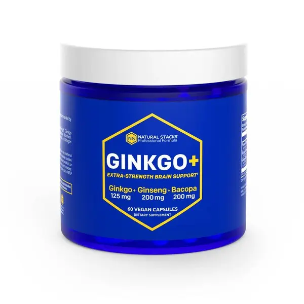 NATURAL STACKS Ginkgo+ 60 Capsules
