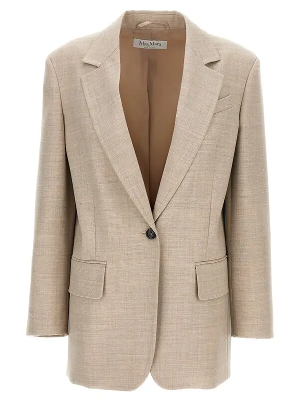 Max Mara Wool Gabardine Blazer