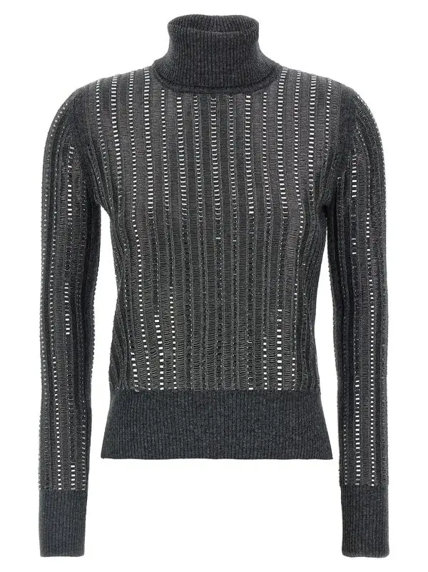 Ermanno Scervino Crystal Appliqué Sweater
