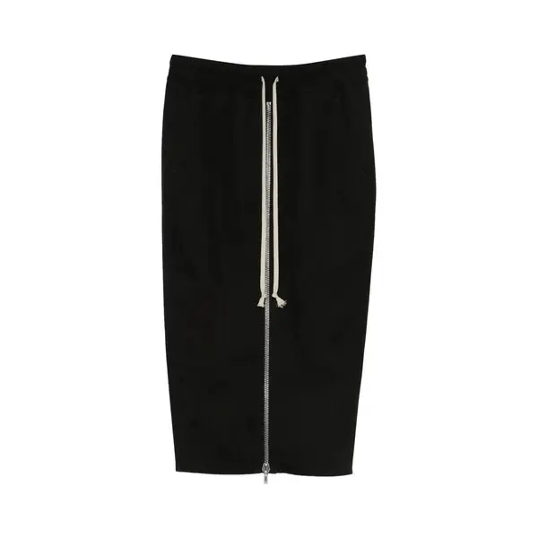 Rick Owens Zipped Short Pillar Skirt