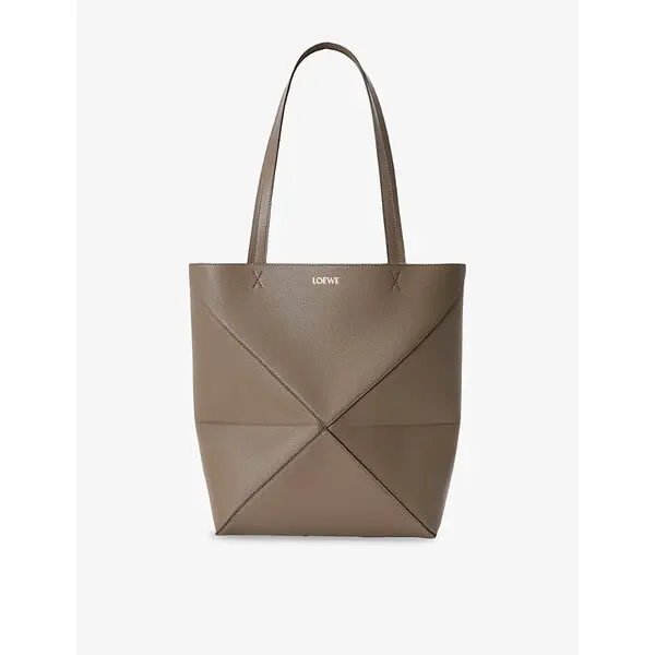 Loewe Puzzle Fold Medium Leather Tote Bag