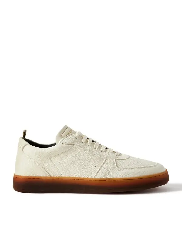 Officine Creative Asset 001 Leather Sneakers - Neutrals