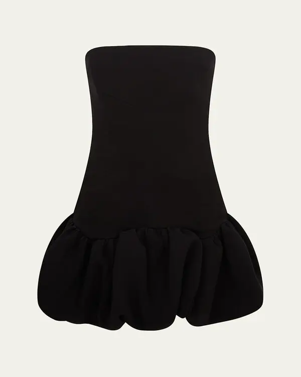16Arlington Garance Strapless Mini Dress - Nero