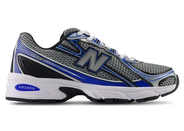 NEW BALANCE 740v2 Sneakers - Slate Grey/blue Agate/black