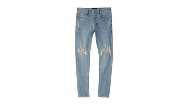 PURPLE BRAND Drop Fit Mid-rise Jeans - Indigo