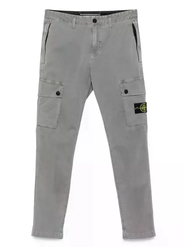 Stone Island Cargo Patch-pocket Trousers - Grey
