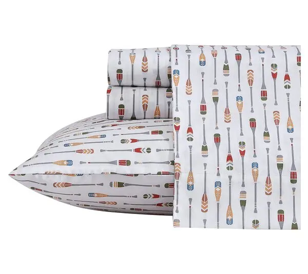 Eddie Bauer Canoe Lake Paddle Full Sheet Set