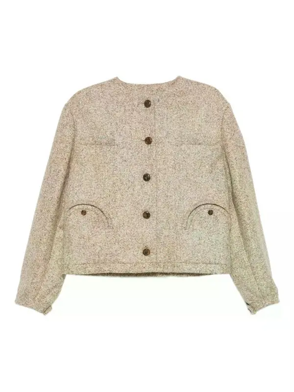 BLAZÉ MILANO Button-fastening Jacket - Neutrals
