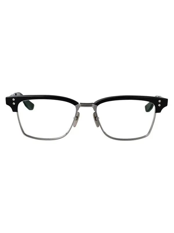 Dita Statesman Six Optical Frame - Black - Antique Silver - Matte Black