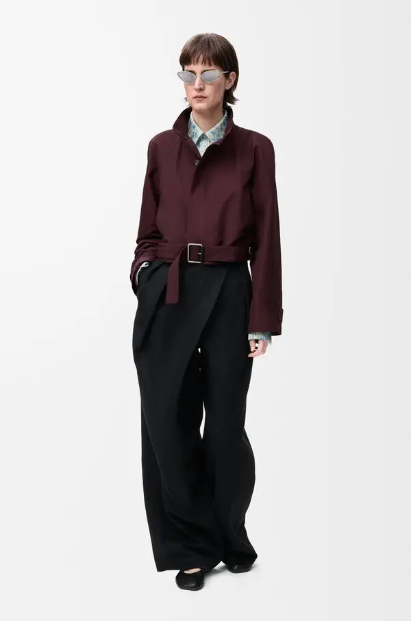 Loewe Short Cotton-blend Trench Coat