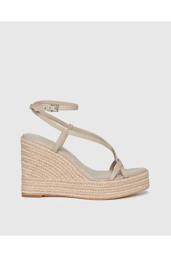 Paige Marlowe Wedge Sandal - Silver