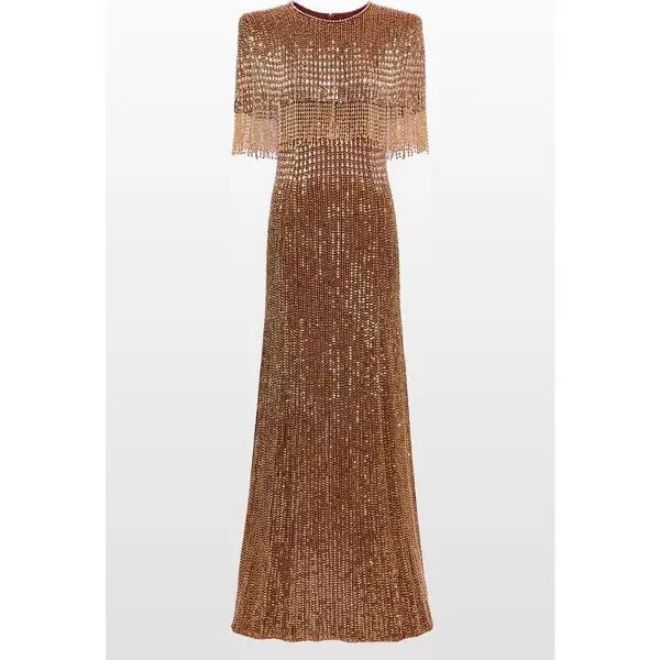 Jenny Packham Lyla Sequin-embellished Gown