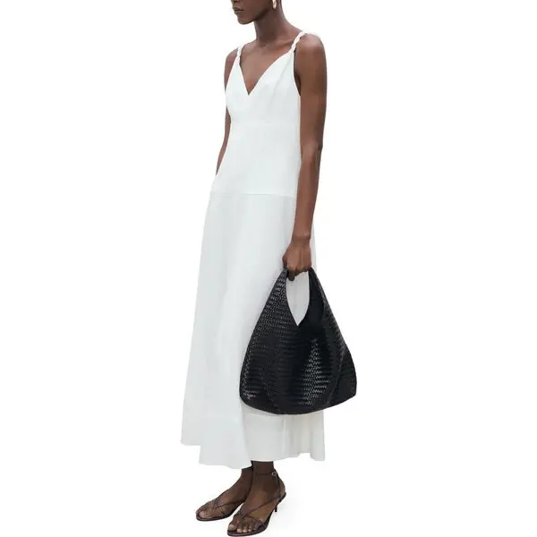 Mango V-neck A-line Dress