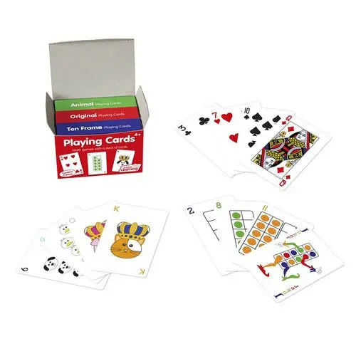 JUNIOR LEARNING Playing Cards 3 Decks