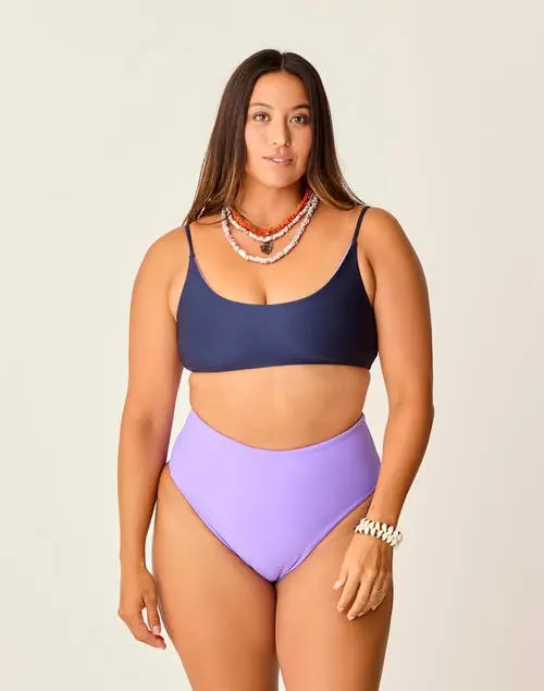 Carve Designs Lani High-waisted Bottom - Aster