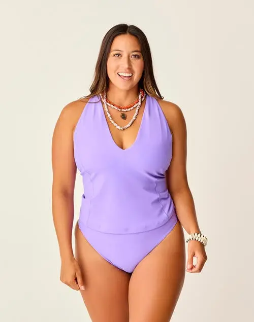Carve Designs Serenity Compression Tankini - Aster