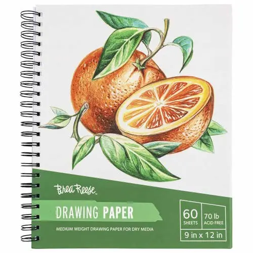 BREA REESE Drawing Paper Pad Spiralbound 9x12