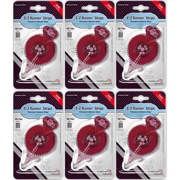 SCRAPBOOK ADHESIVES BY 3L Ez Runner Permanent Adhesive Refill Cartridges