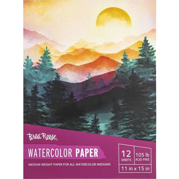 BREA REESE Watercolor Paper Pad 50 Sheets