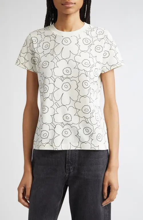 Marimekko Heleys Piirto Unikko Cotton T-shirt