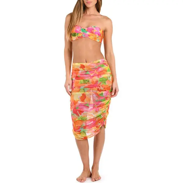 SUNSHINE 79 Utopia Ruched Convertible Cover-up Skirt