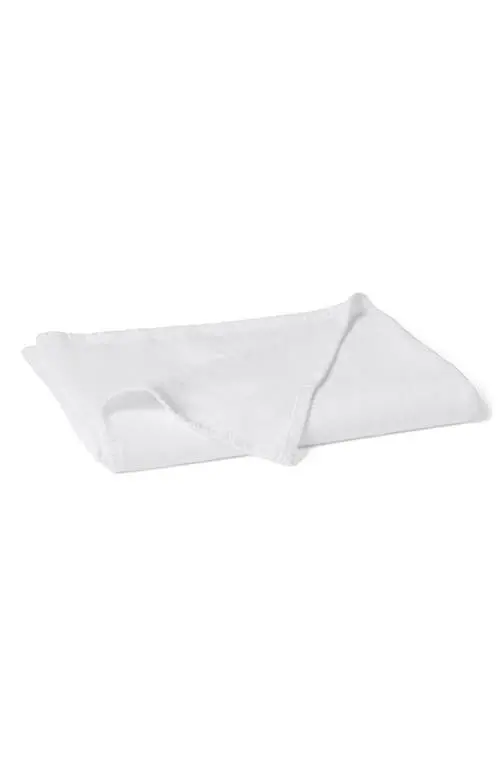 COYUCHI Helena Organic Linen Throw Blanket - Alpine White