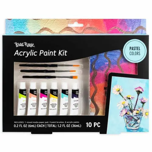 BREA REESE Acrylic Paint Kit Pastel 10pc Set