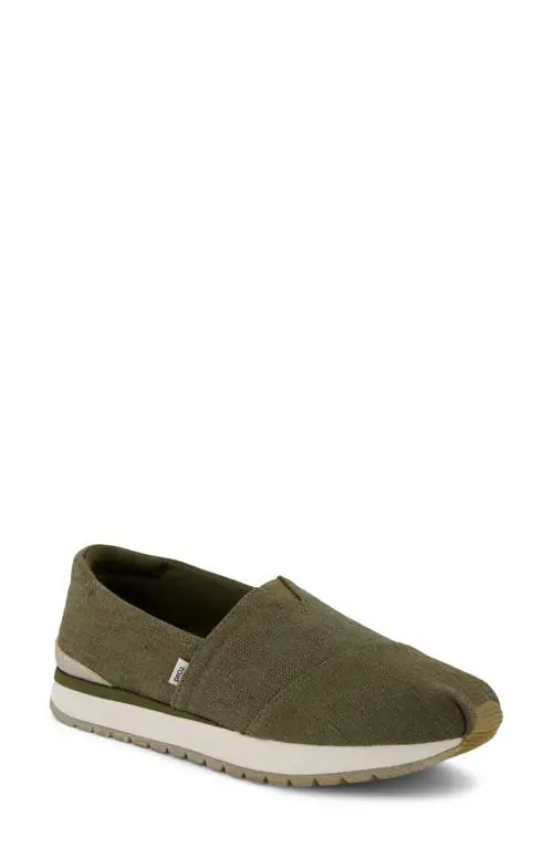Toms Alpargata Resident Plus Slip-on Sneaker - Medium Green