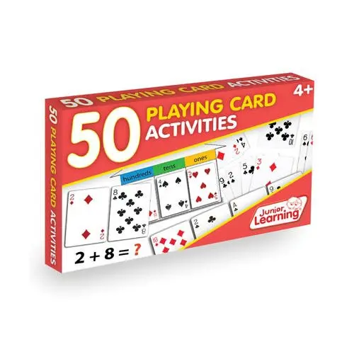 JUNIOR LEARNING 50 Playing Card Activities