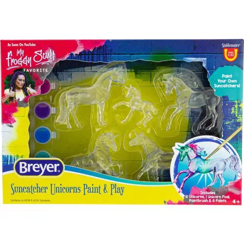 BREYER Horses Stablemates 132 Scale Suncatcher 5 Piece Craft Set