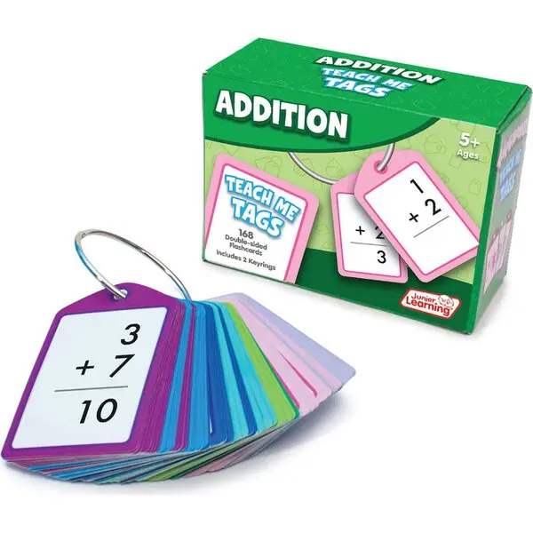 JUNIOR LEARNING Addition Flash Cards