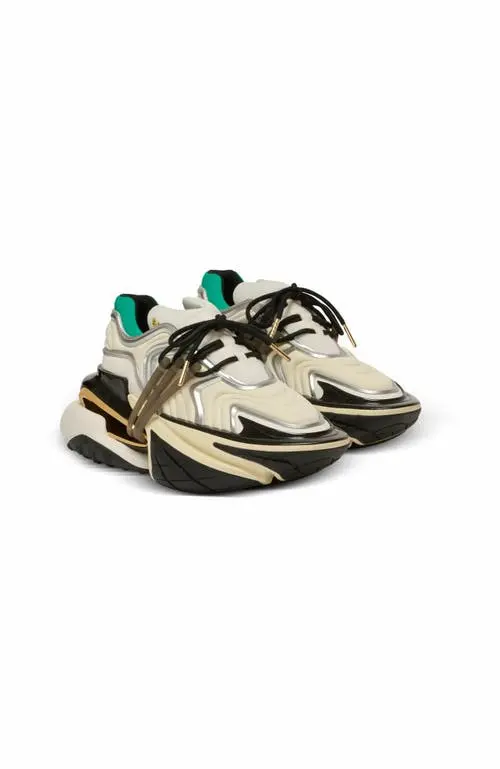 Balmain Unicorn Wave Trainers - Beige