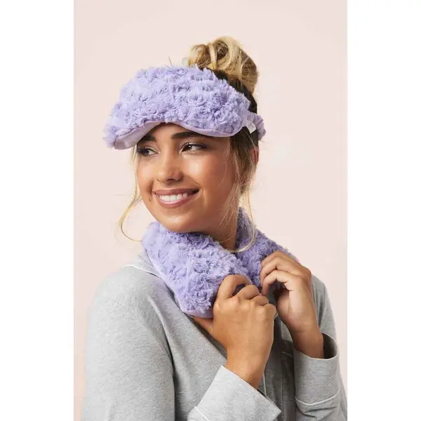 WARMIES Plush Neck Wrap - Medium Purple