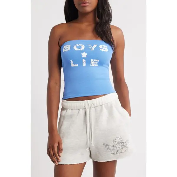 BOYS LIE Printed Tube Top