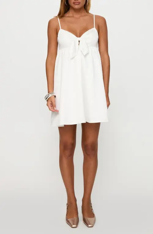 Princess Polly Wilmina Bow Front Mini Dress