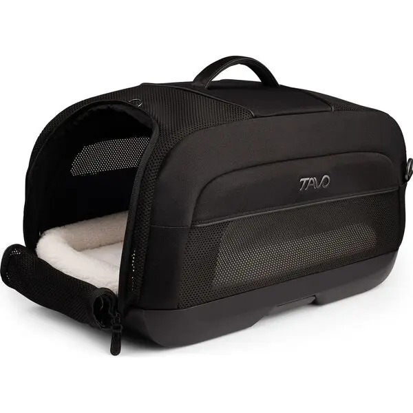 TAVO PETS Dupree I Airline Carry-on Pet Car Seat - Black