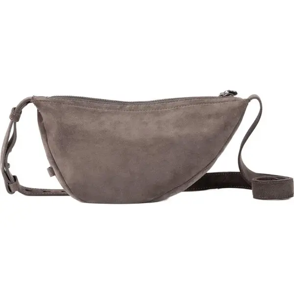 THE SAK Tess Sling Leather Bag - Mushroom Suede