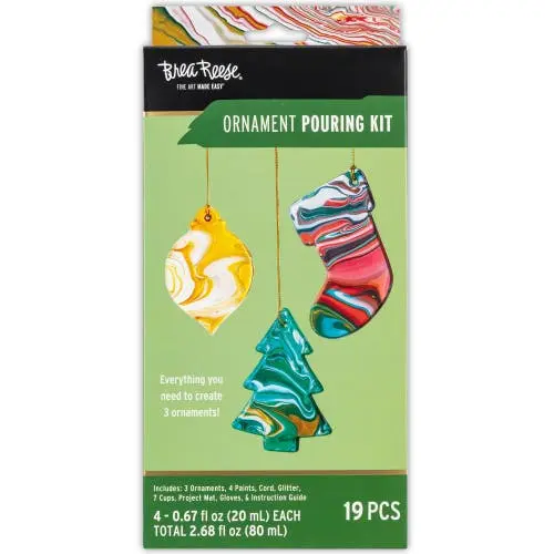 BREA REESE Acrylic Paint Pouring Kit Ornaments By