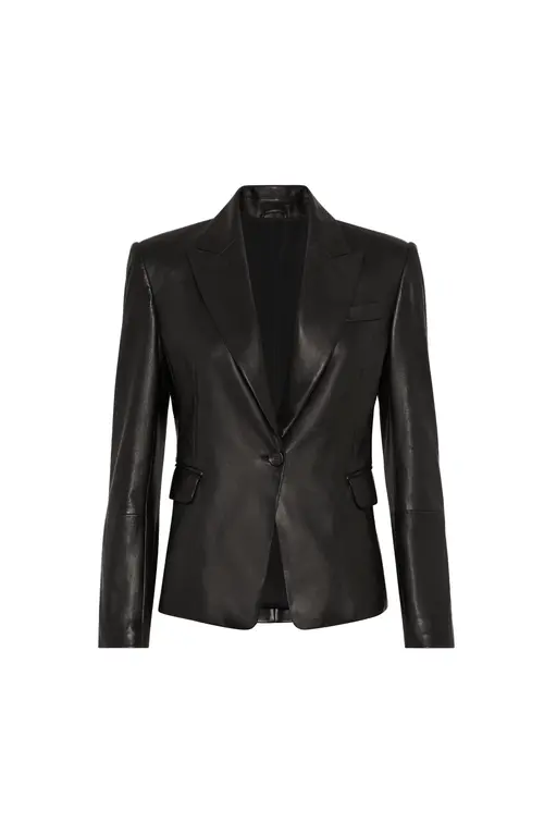 Brunello Cucinelli Nappa Leather Blazer