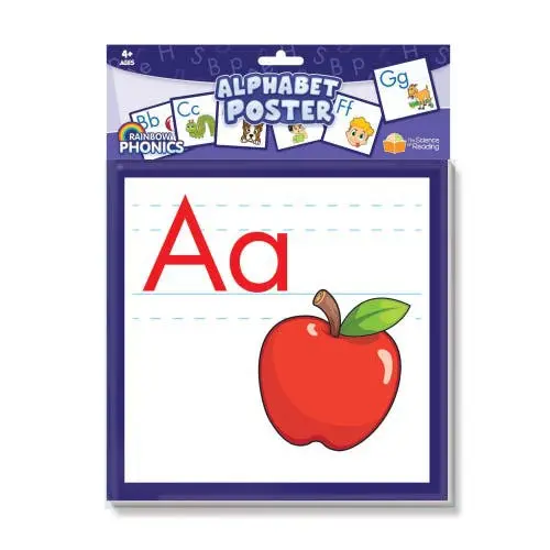 JUNIOR LEARNING Rainbow Phonics Alphabet Poster