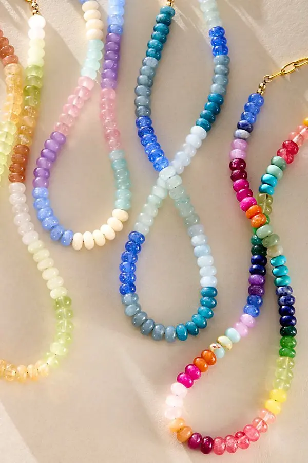ALV Beaded Stone Necklace - High Tide