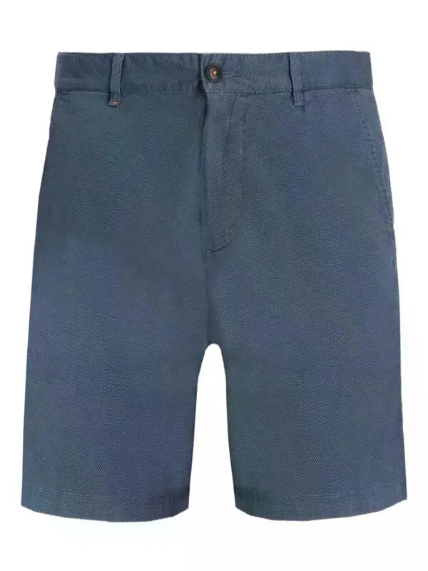 Hugo Boss Textured Shorts With Embroidered Logo