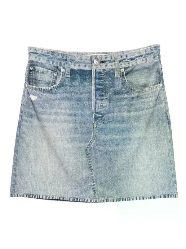 Rag & Bone Miramar Skirt - Blue