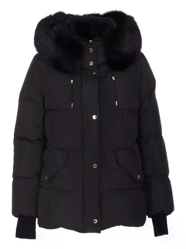 MOORER Fur-trimmed Padded Jacket