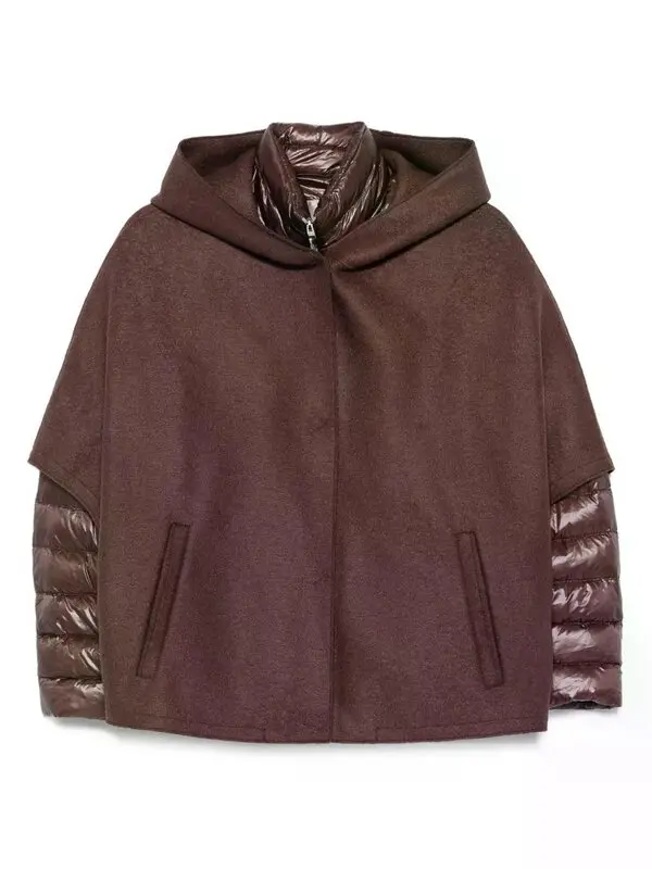 Herno Hooded Quilted Jacket - Brown