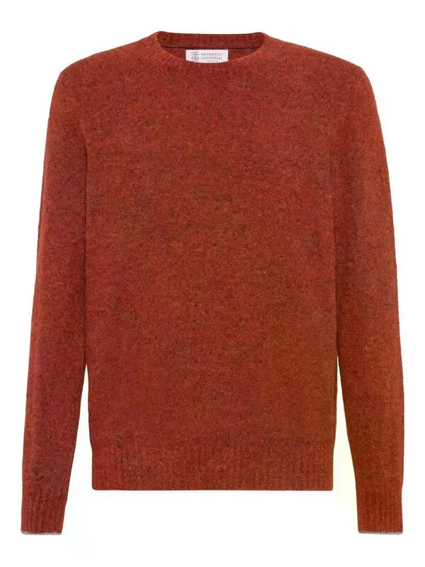 Brunello Cucinelli Crew-neck Sweater - Orange