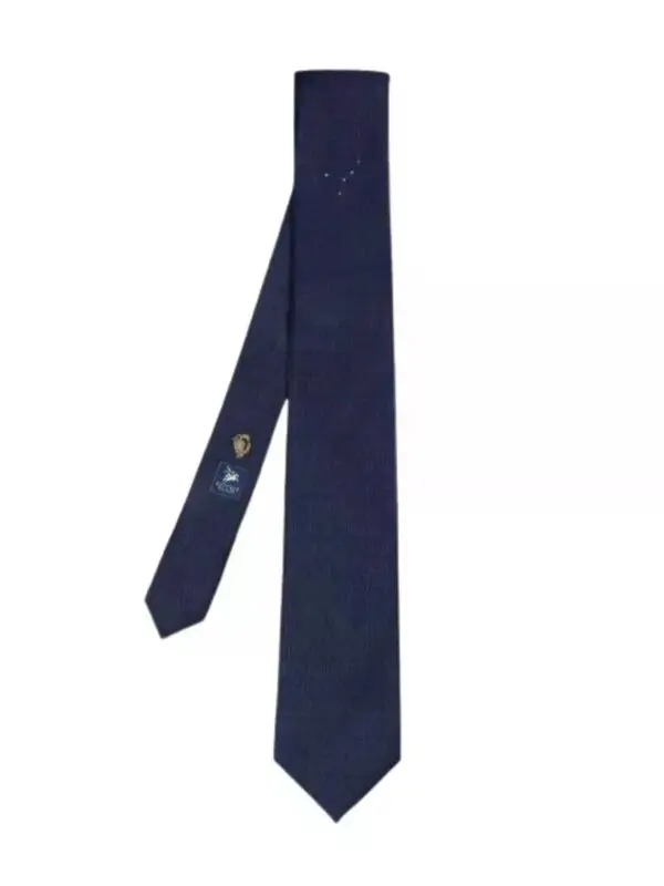 ELIOS MILANO Geometric-pattern Embroidered Tie