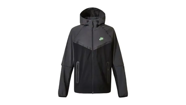 Nike Tech Woven Jacket - Black/anthracite/green Strike