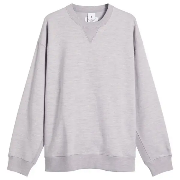 Nike Wool Classics Wool Sweatshirt - Matte Silver/heather Grey